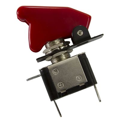 AeroFlow=Red Covered LED Rocket / Missile Switch 12v 20A – Drift Racing ...