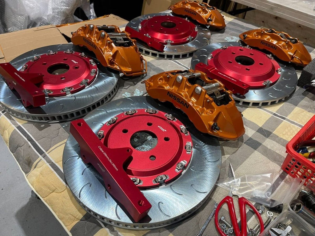 R35 GTR brake kit to suit Skyline R32 R33 R34 – J-Hook Discs – Drift ...