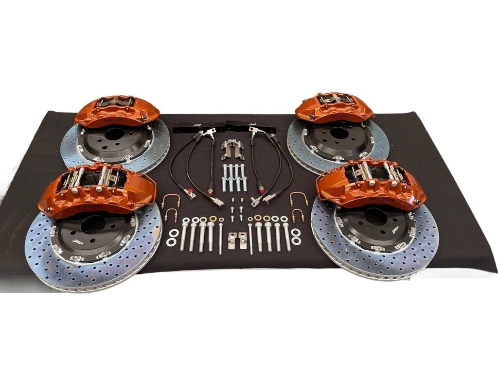 R35 GTR brake kit to suit Skyline R32 R33 R34 – J-Hook Discs – Drift ...