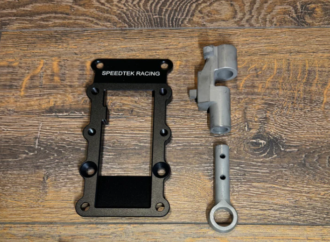 SPEEDTEK=Nissan Skyline R33 R34 Billet Shifter Relocation Kit suit RB2 ...