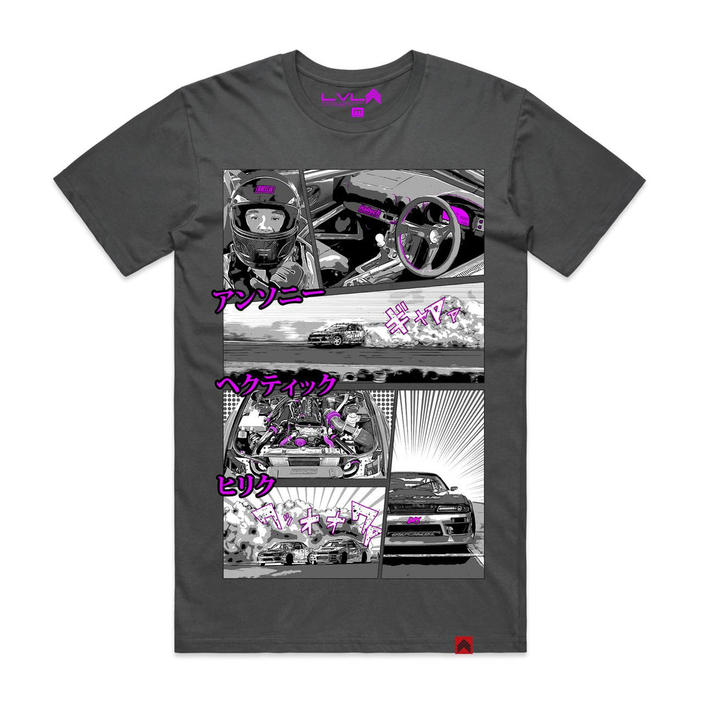 ANTHONY "HECTIC" BILIC TEAM DRIVER MERCH BLACK T-SHIRT – Drift Racing ...