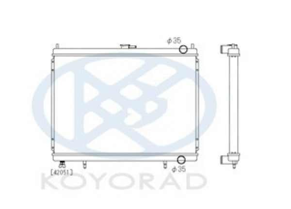 KOYO TYPE R COPPER RADIATOR-NISSAN SKYLINE GT-R BNR34 ZENKI – Drift ...