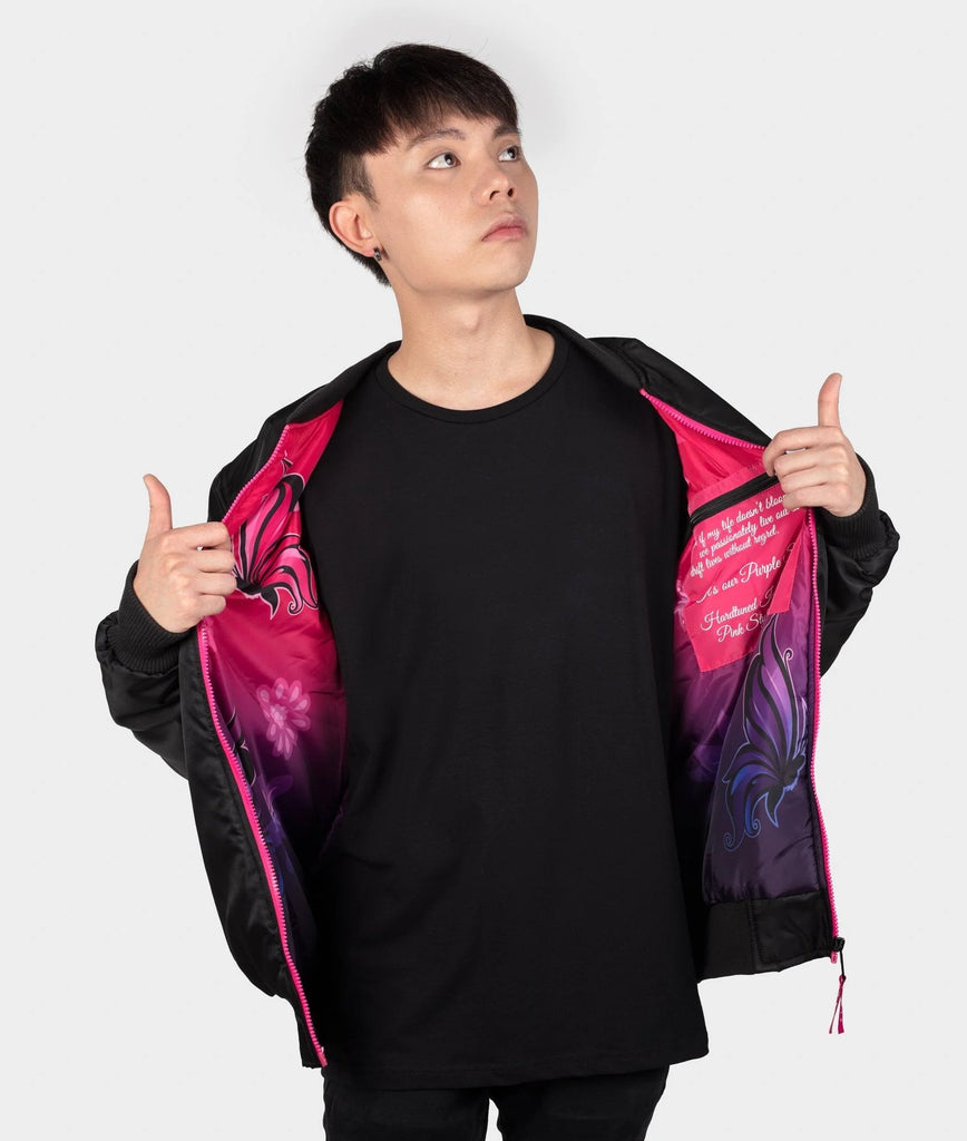 Pinkstyle - Drift Team Bomber Jacket – Drift Racing Industries
