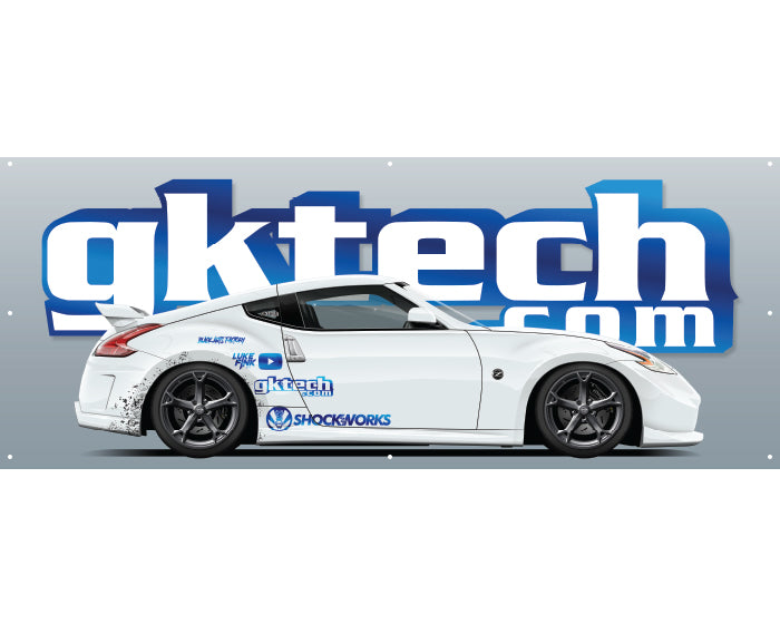 GKTECH = LUKE FINK GARAGE BANNER – Drift Racing Industries