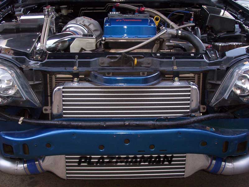 Plazmaman-Air to Air/Ford Falcon BA BF/1000hp Tube & Fin Intercooler X ...