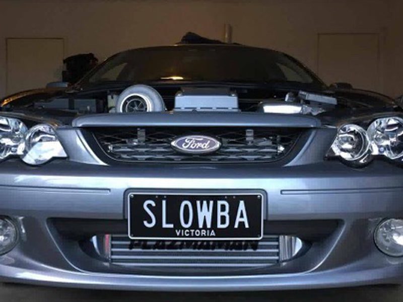 Plazmaman-Air to Air/Ford Falcon BA BF/1000hp Tube & Fin Intercooler X ...