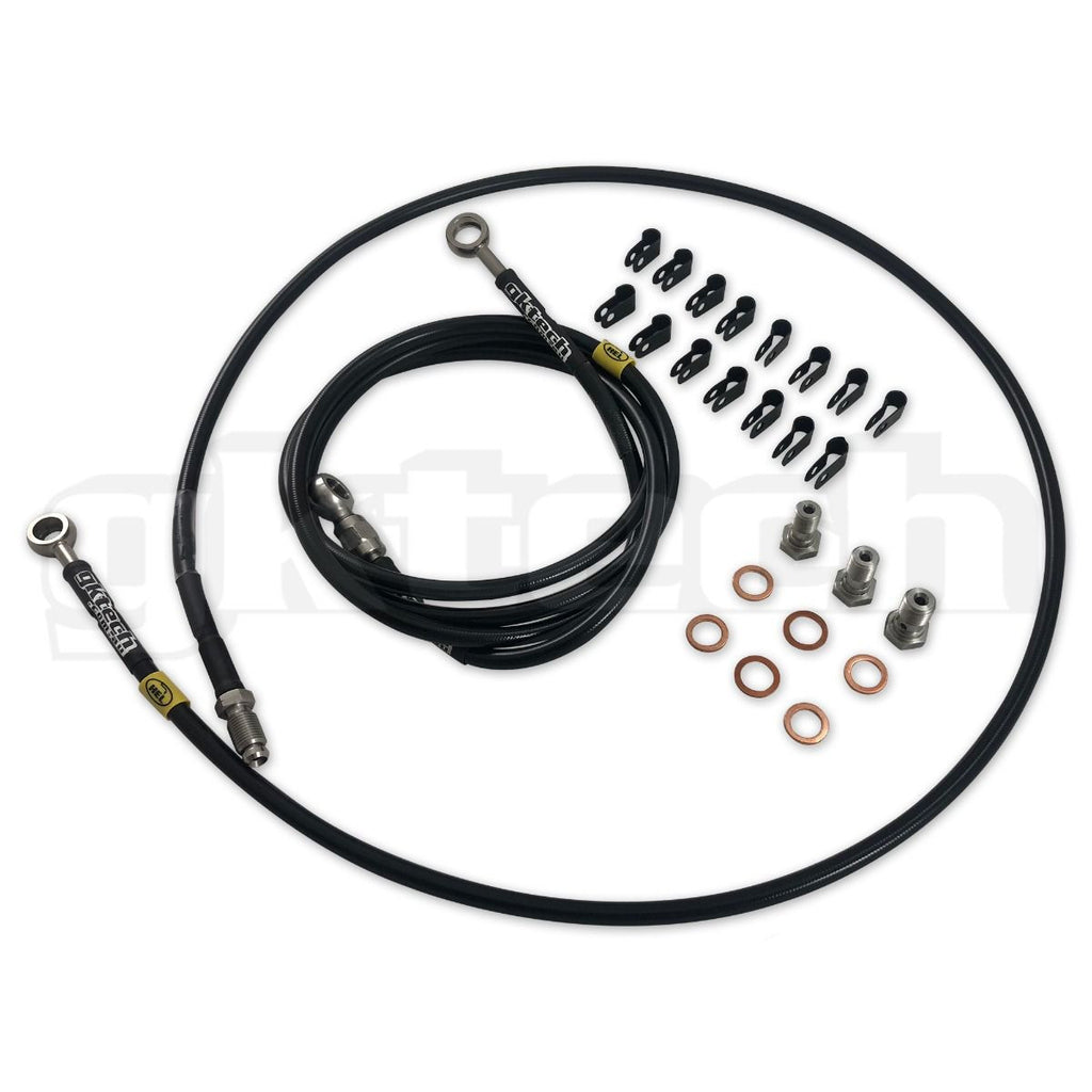 GKTECH = LHD - INLINE BRAIDED BRAKE LINE KIT – Drift Racing Industries