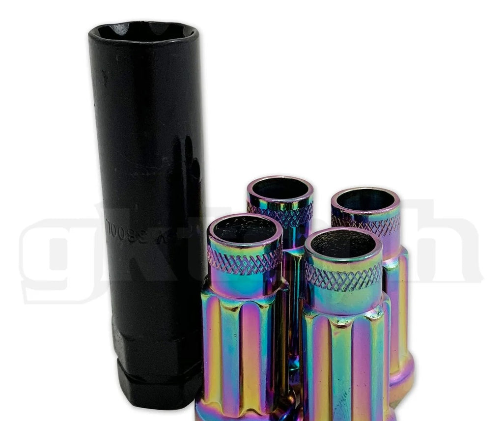 GKTECH = OPEN ENDED LOCK NUTS (SET OF 4 + SOCKET) – Drift Racing Industries