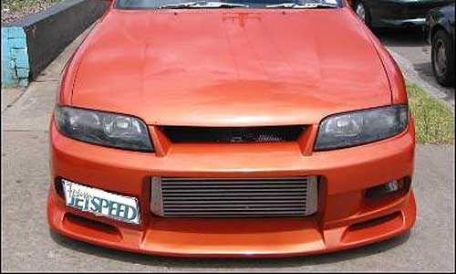 Trust Greddy Style , Aftermarket , Fibreglass , Front Bar , Nissan R33 ...